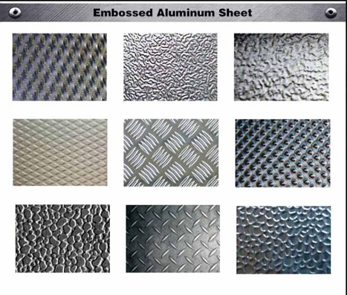 Alloy 1060 Diamond Pattern Embossed Aluminum Sheet Use For Decoration