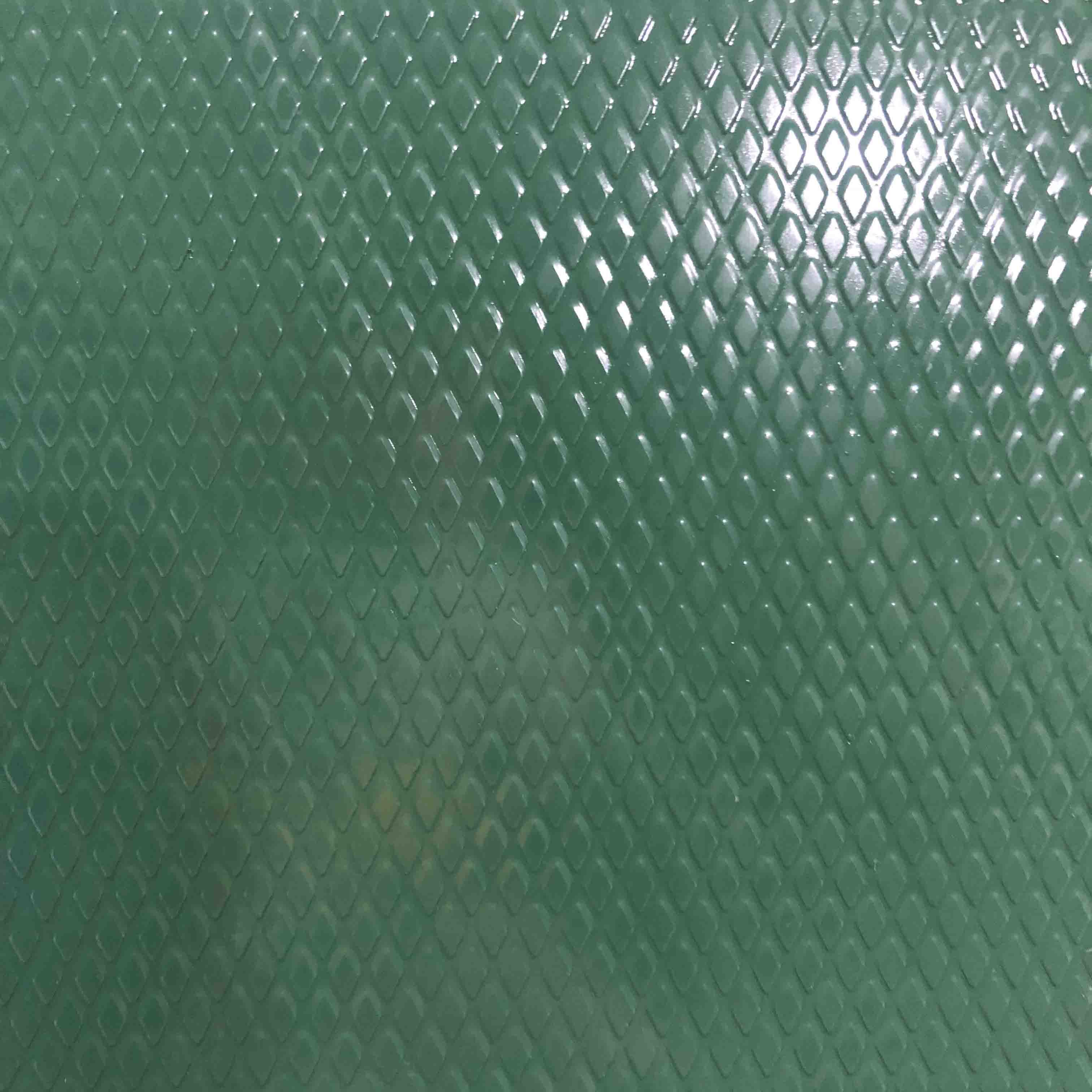 Embossed aluminum green color plate 0.6mm*1250mm used in Automotive ...