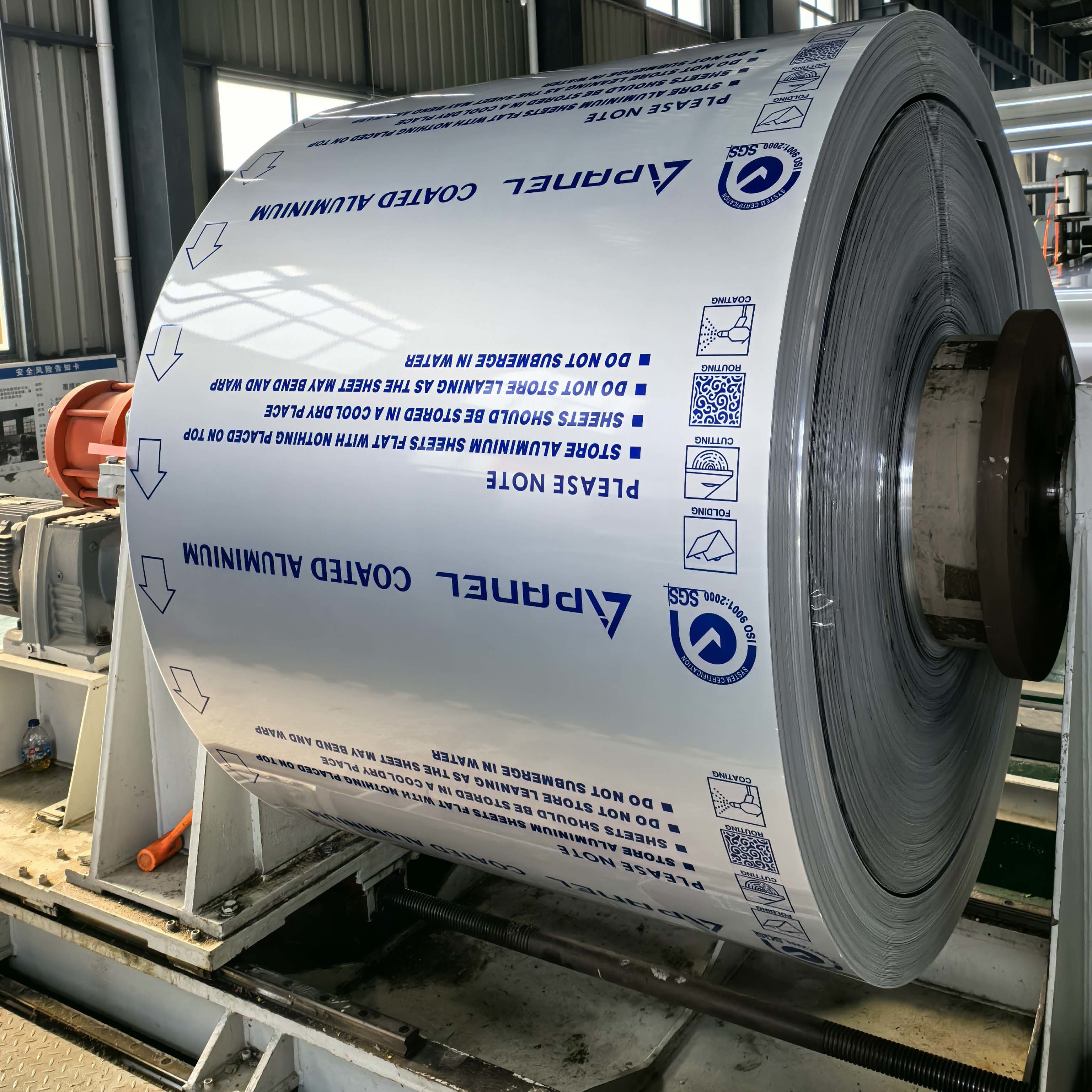 PVDF prepainted aluminum coil 0.5mm Thickness used for roofing panels