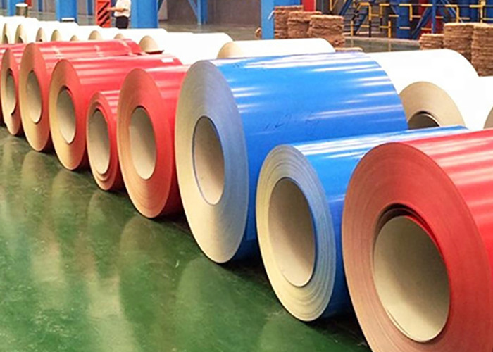 Excellent Decorativeness Color Coated Steel Coil , Prepainted Steel ...